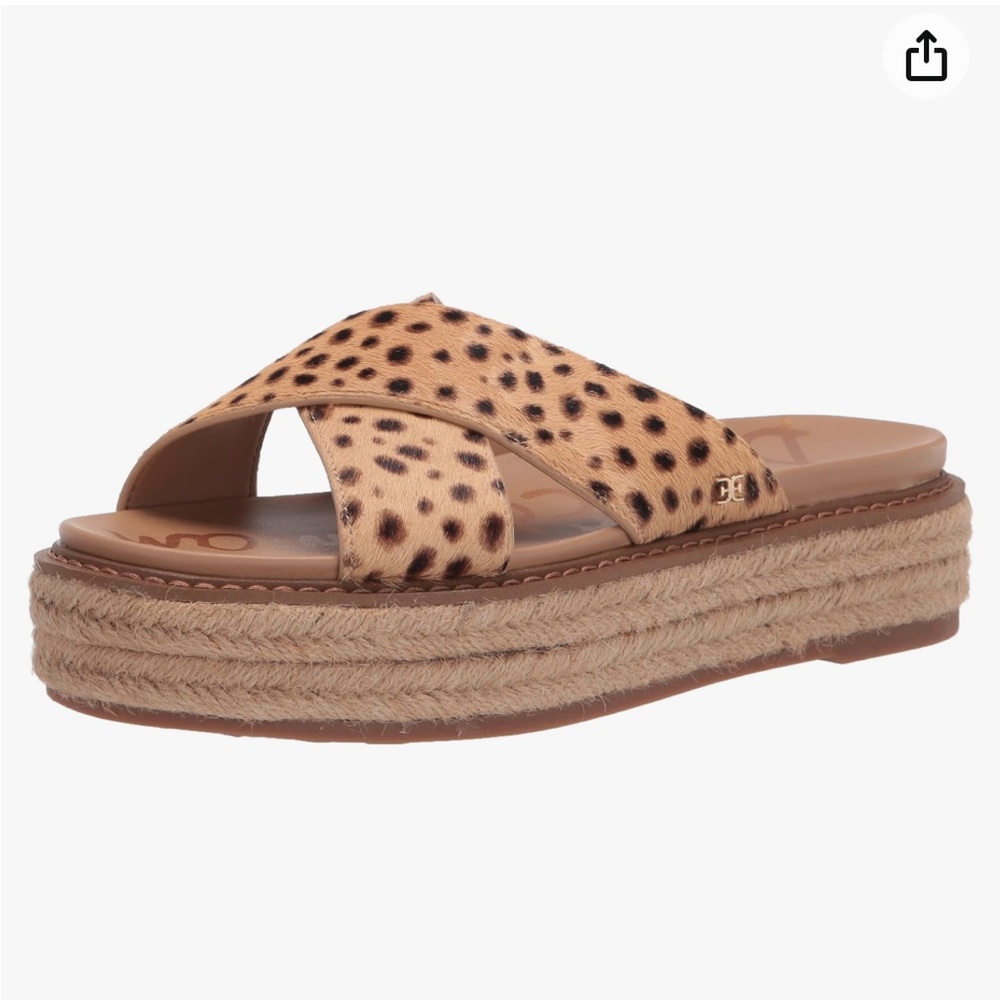 Sam Edelman Woman’s Korina Espadrille Wedge Sandals - Gem